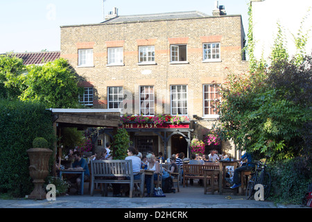 The Flask Pub - Highgate Village - London Stock Photo - Alamy