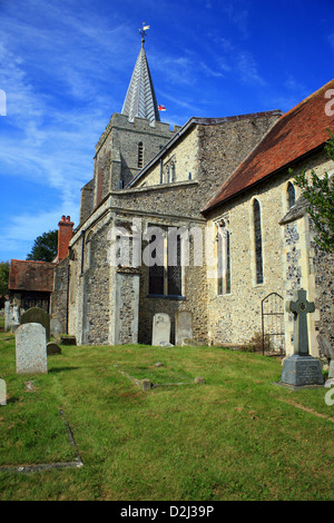 St Mary the Virgin Church, Elham, Kent Stock Photo - Alamy
