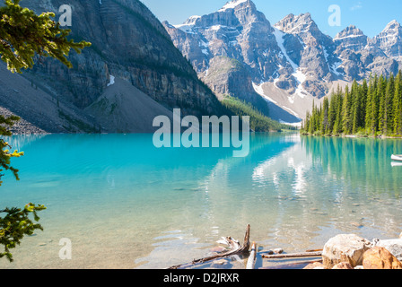 Moraine Lake near Lake Louise, AB, Canada Stock Photo - Alamy