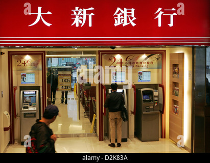 Customer at the Bank of China in Hong Kong, May 28, 2026. NEXPHER/Kobe ...