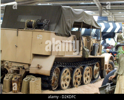 German World War 2 halftrack in action Stock Photo - Alamy