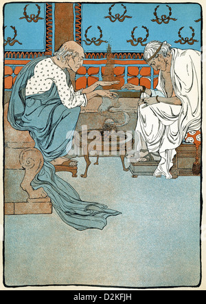 Pelias, Jason's wicked uncle and usurper of the throne, and Aeson ...