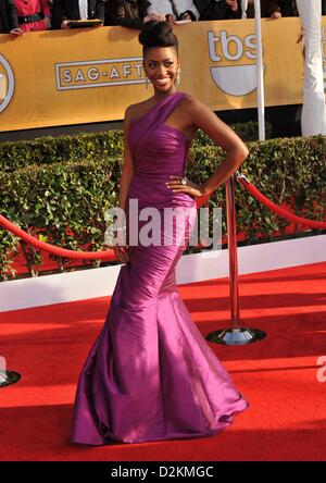 TEYONAH PARRIS 19TH ANNUAL SCREEN ACTORS GUILD AWARDS. RED CARPET LOS ...