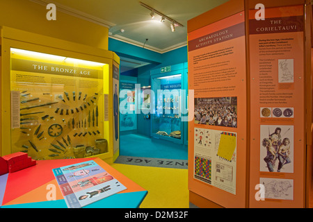 Some of the displays inside the North Lincolnshire Museum in Scunthorpe ...