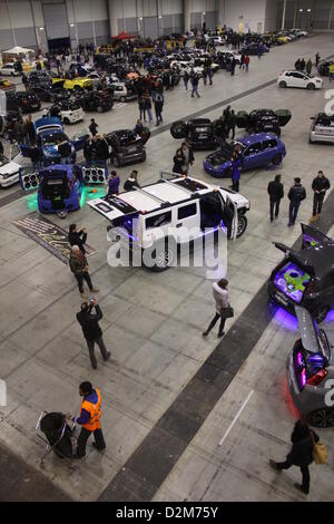 Rome, Italy. 27th January 2013. Tuning Show(Car customisation) in Rome ...