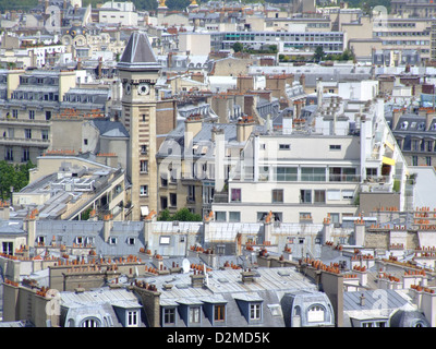 Panoramic view of Eiffel Tower most visited monument in France and the ...