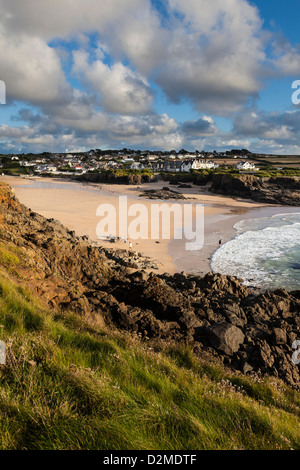 The village of Trevone near Padstow, Cornwall Stock Photo - Alamy