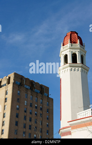 The Mount Baker Theater and Bellingham Towers buildings in downtown ...