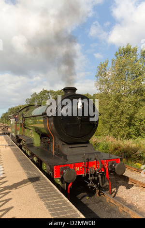 B12 Steam loco at Holt station Stock Photo - Alamy