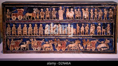 War panel, Standard of Ur, Circa 2500 BC, BCE, British Museum, London ...