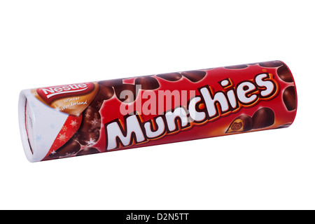 A packet of Nestle Munchies on a white background Stock Photo - Alamy
