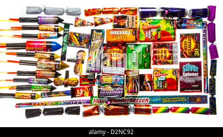 Different types of fireworks Stock Photo: 53331055 - Alamy
