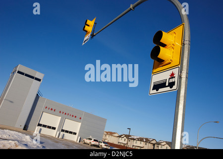 slimmon road fire station Saskatoon Saskatchewan Canada Stock Photo - Alamy