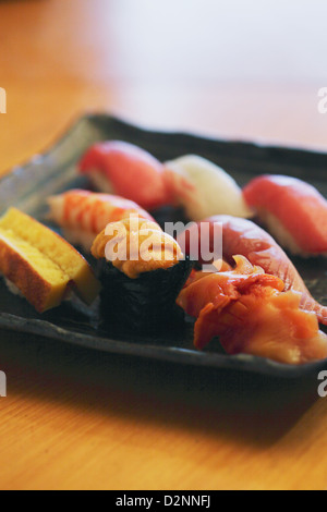 Ark shell sushi Stock Photo - Alamy
