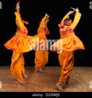 Garba Indian folk dance men and women dancing Navaratri festival ...