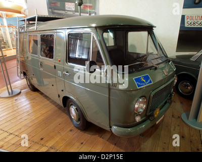 A Polizia Stradale Fiat van, used by the Italian highway police for ...