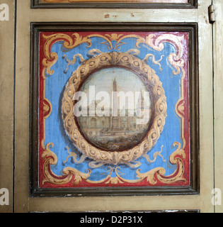 The Pigna, a large bronze pine cone, is located in the Vatican Museums ...