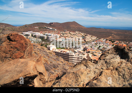 Ten-Bel village and beach in south Tenerife island Stock Photo - Alamy