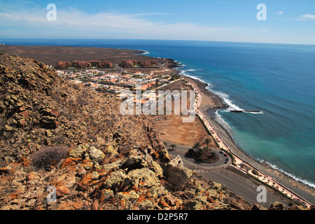 Ten-Bel village and beach in south Tenerife island Stock Photo - Alamy