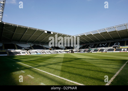 Liberty Stadium Swansea home of the Ospreys Rugby Union team - empty ...
