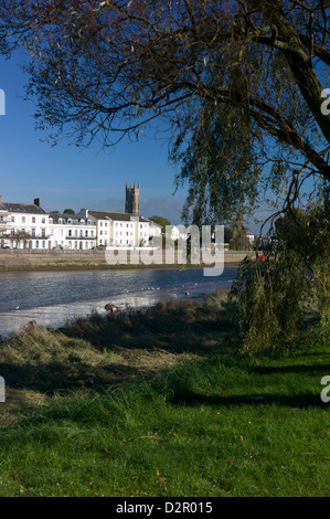 River Taw, Barnstaple, North Devon, England, United Kingdom, Europe ...