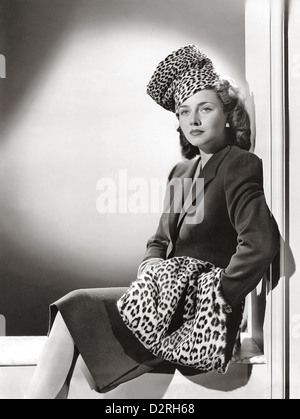 LENORE AUBERT (1918-1993) Slovenian-American film actress about 1943 ...