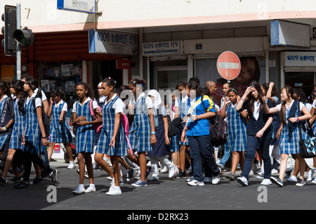 teenage girls, port louis, mauritius Stock Photo - Alamy
