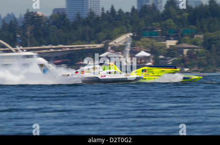 WA, Seattle, Seafair, Unlimited Hydroplane Races, Lake Washington Stock ...