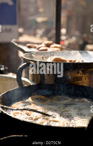 Fried Food Stall, Bhaktapur, Nepal Stock Photo - Alamy