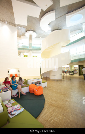 Interior of Clapham Library London Stock Photo - Alamy