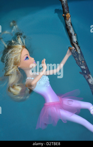 Barbie in water drowning Stock Photo - Alamy
