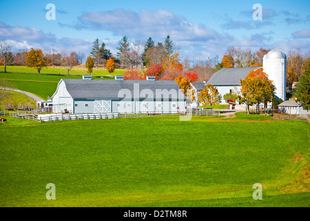 A New England colonial style farmhouse Stock Photo - Alamy