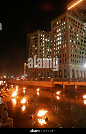 water fire providence rhode island Stock Photo - Alamy