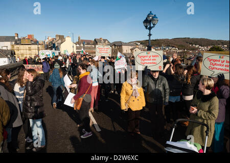 February 2nd 2013. Aberystwyth, Wales, UK. EXACTLY 50 years after the ...