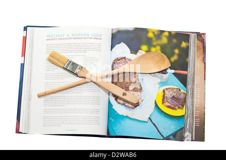 An Open Cookery Book Stock Photo - Alamy