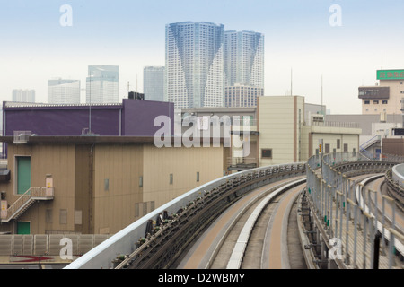 Tokyo New Transit Waterfront metro Line, automated transit system which ...