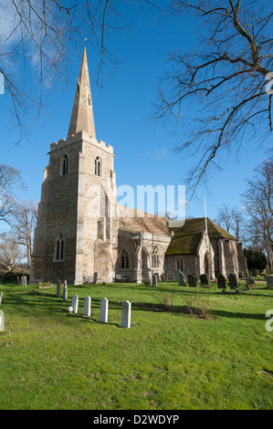 All Saints church Longstanton Cambridge Cambridgeshire UK Stock Photo ...