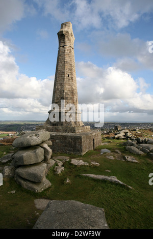 Memorial monument to Francis Lord de Dunstanville and Bassett on the ...