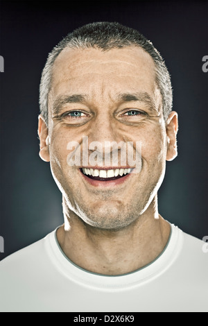 closeup male masculine face contrast portrait eyes handsome aggressive ...