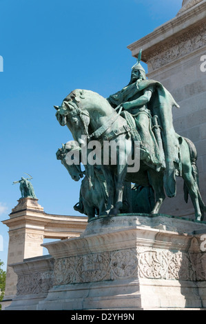 King Arpad. Millennium Monument, Heroes' Square. Budapest, Hungary ...