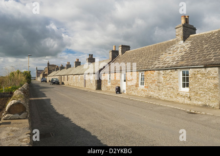 Balfour village on the island of Shapinsay, Orkney Islands, Scotland ...