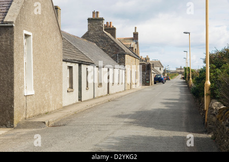Balfour village on the island of Shapinsay, Orkney Islands, Scotland ...