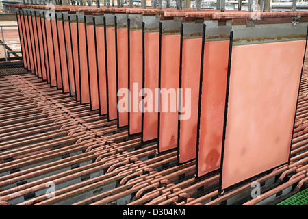 Electro winning copper by FQM First Quantum Minerals LTD Stock Photo ...