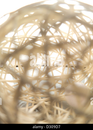 round woven plastic ball on table Stock Photo - Alamy