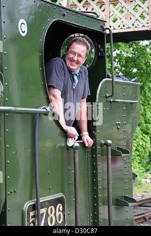 Steam Locomotive Fireman Stock Photo - Alamy