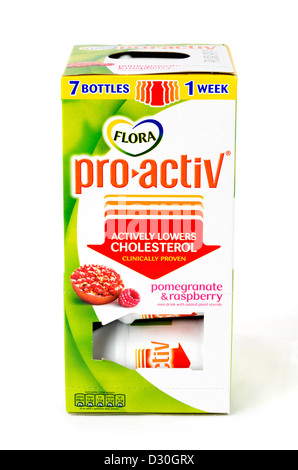 Flora Pro-Active cholesterol lowering drink Stock Photo - Alamy
