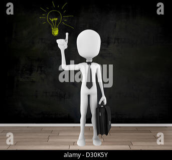 3d man new business solutions Stock Photo - Alamy