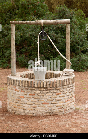 water well with bucket Stock Photo - Alamy