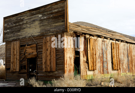 False front building in mining town of Randsburg, California Stock ...