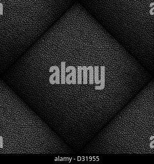 Texture of black leather square pattern Stock Photo - Alamy
